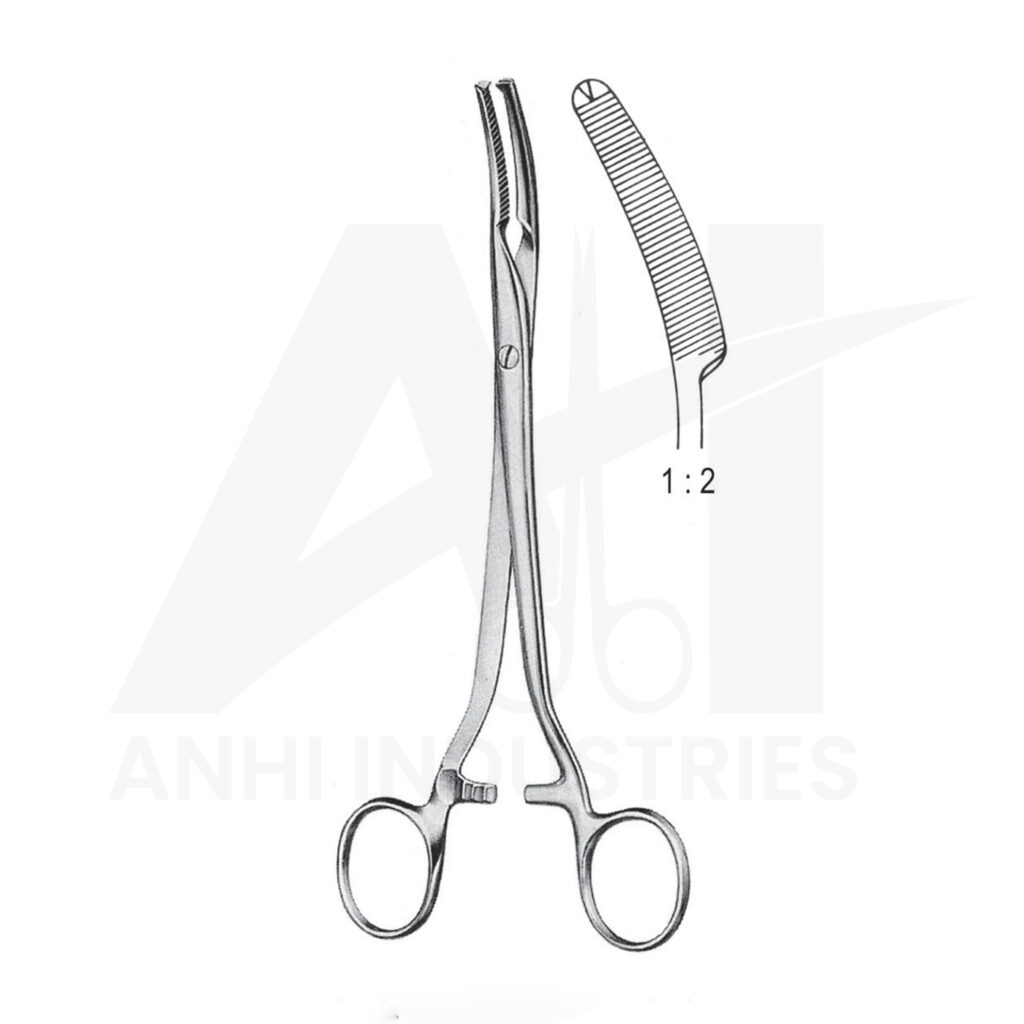 Mikulicz Peritoneal Clamp Forceps, 1X2 Teeth, 20.5cm (AI-79-1069 ...